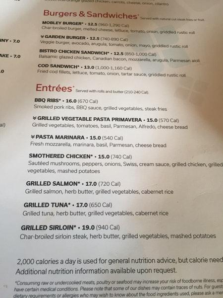 Menu at Harvey's Sports Bar, Cleveland, Carnegie Ave