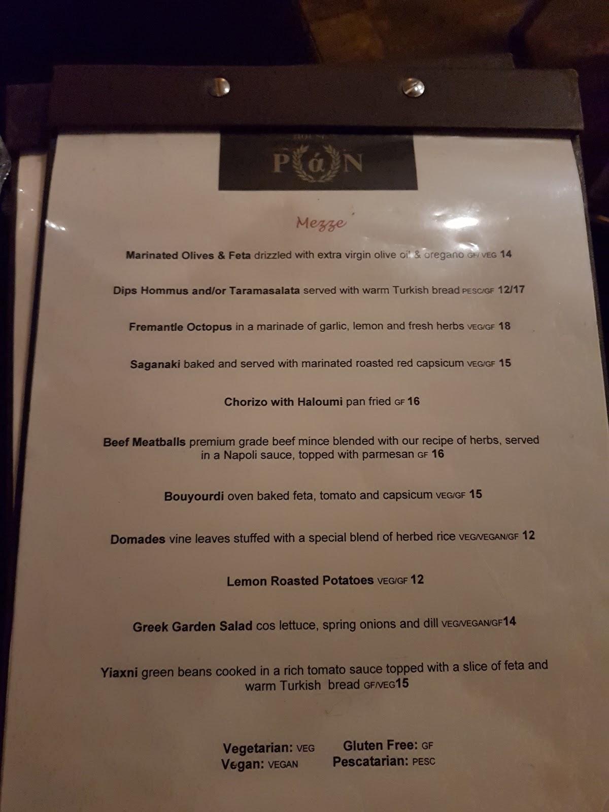 Menu at House Of Pan restaurant, Brighton