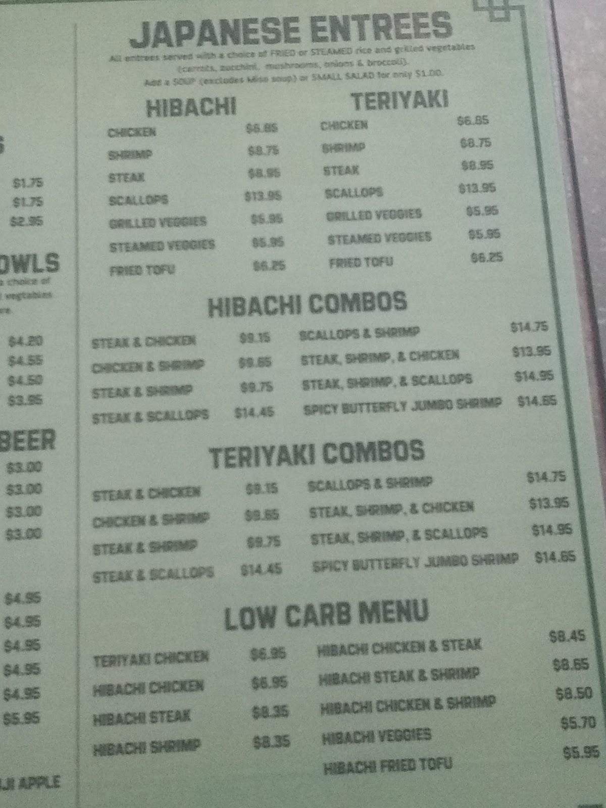 Menu at My Kitchen restaurant, Duncan, b E Main St