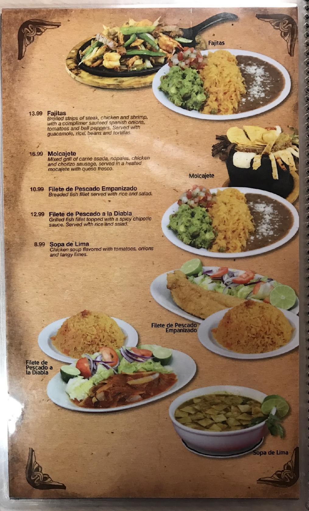 Menu at Birrieria Diaz restaurant, Bethany