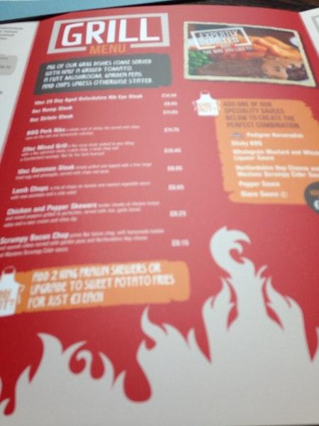 Menu at Summerhouse pub & bar, Weston-super-Mare