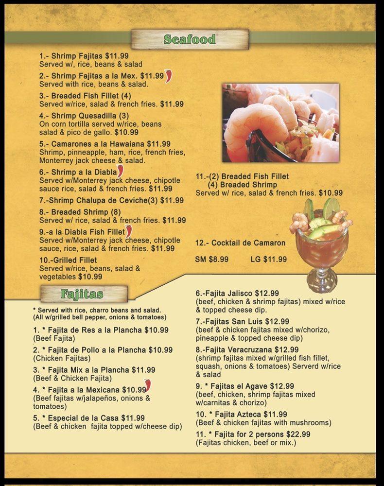 Menu at El Bracero Bar & Grill, San Antonio, N Foster Rd #90