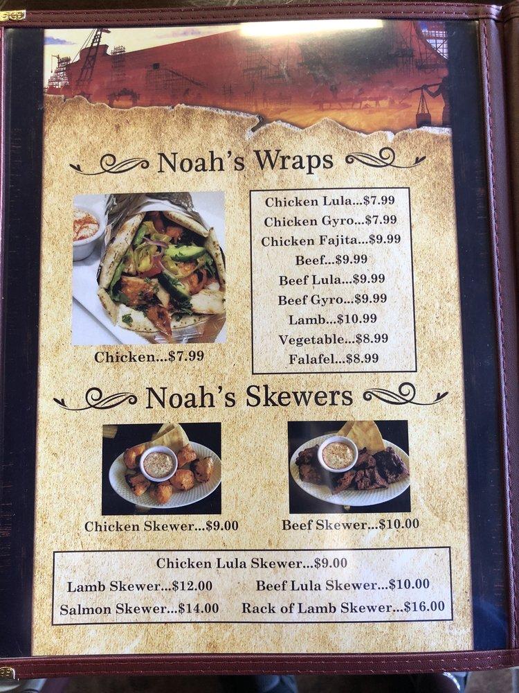Menu at Noah's Ark Restaurant & Bakery, Fresno