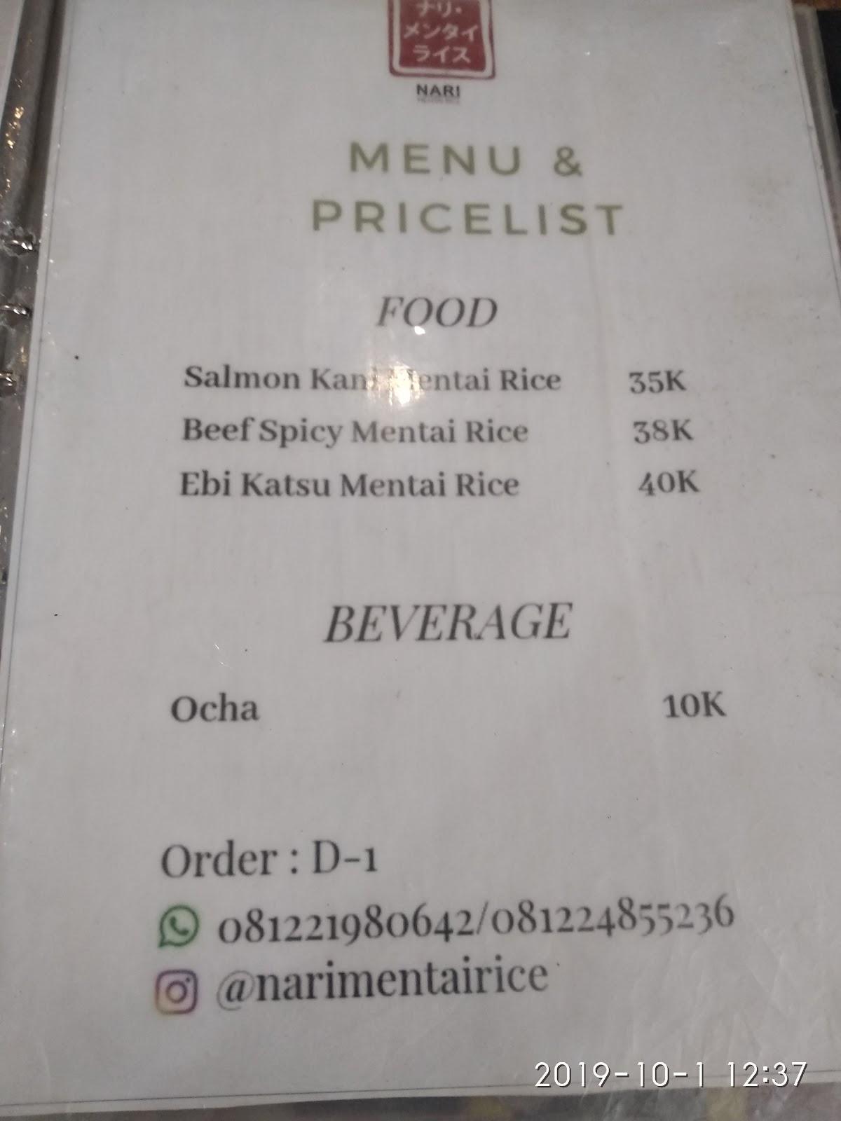 Menu at Soto Pak Sadi Asli restaurant, Bandung, 3JVC+52M