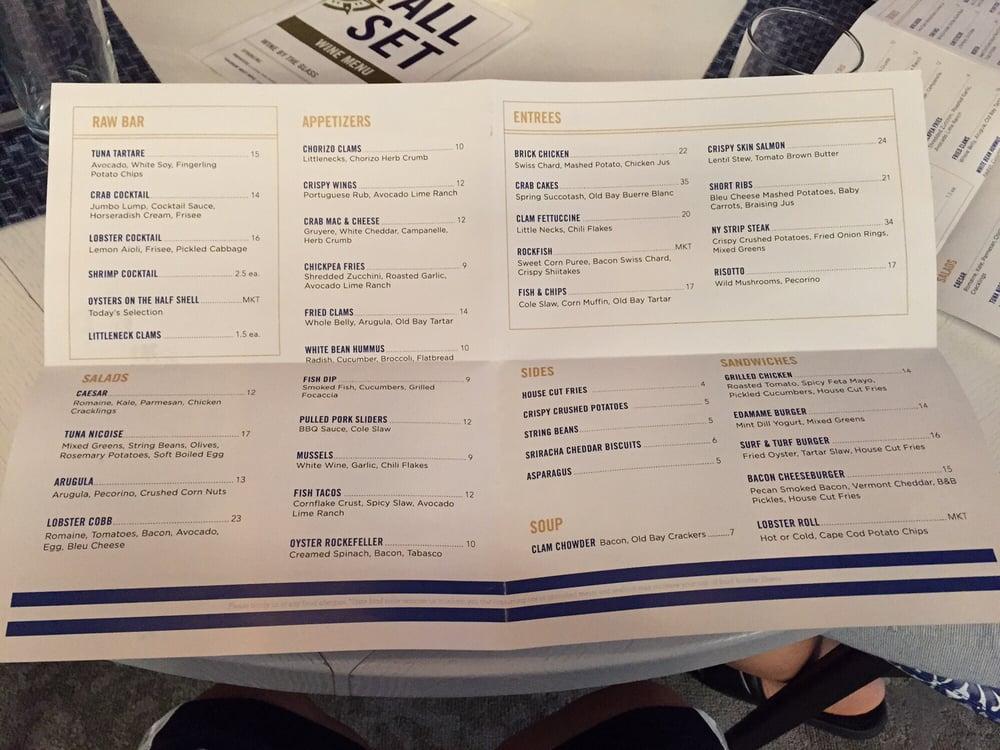 Menu at All Set Restaurant & Bar, Silver Spring