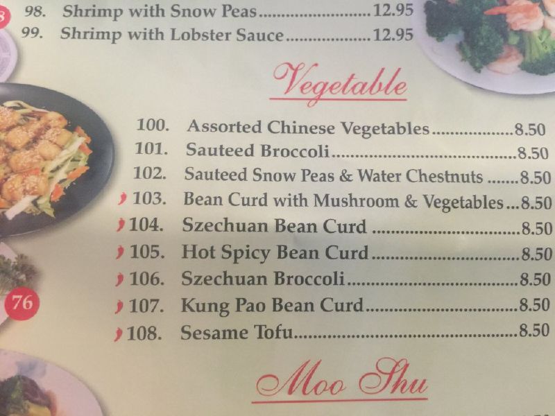 Menu at OCEAN PEARL restaurant, Craig, 441 W Victory Way