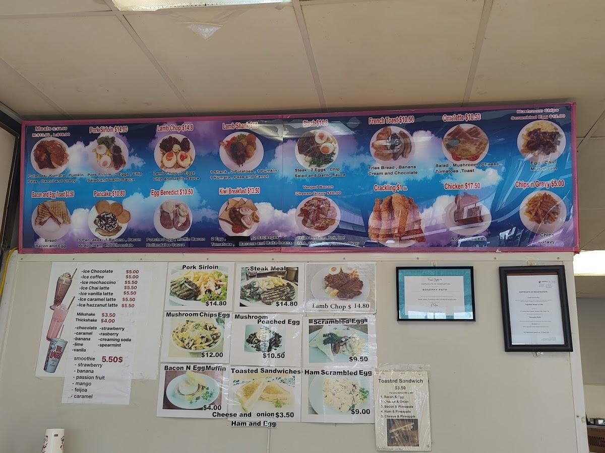 Menu at Trc - Together Roast & Cafe, Hamilton