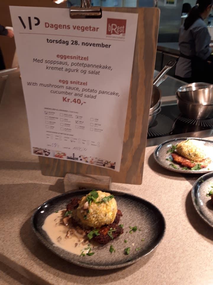Carta del restaurante Kantine Vækerø Park, Oslo