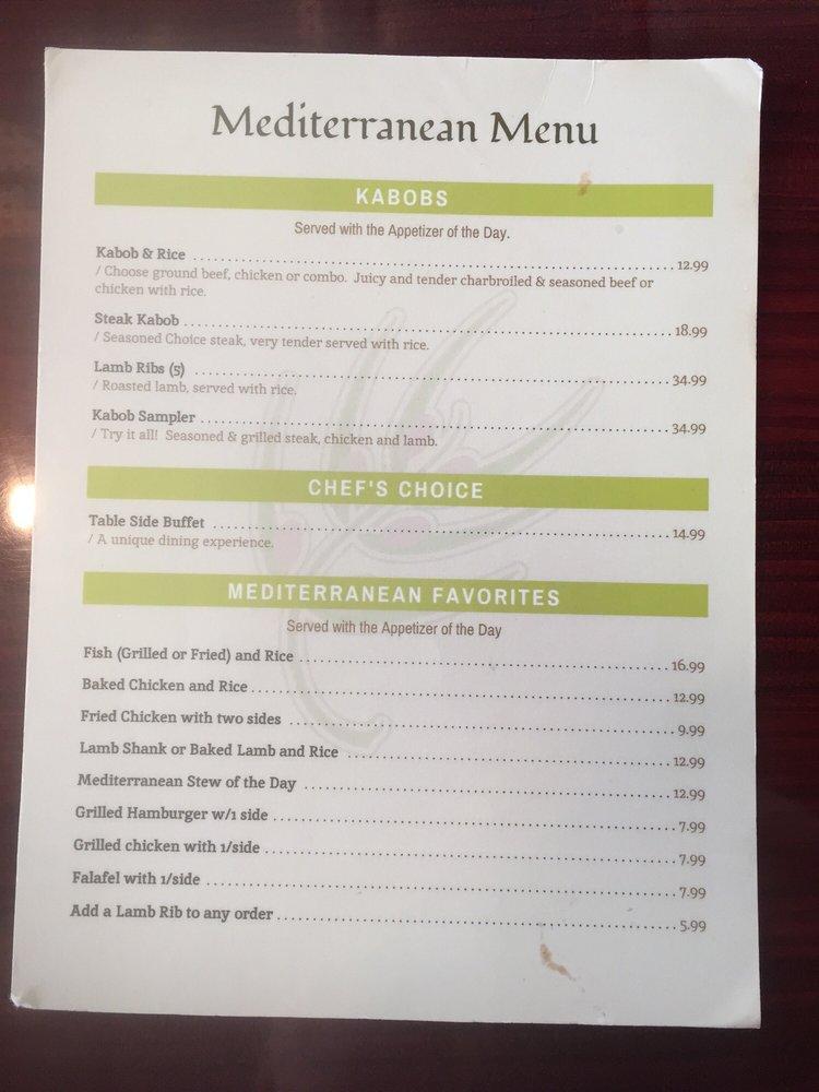 Menu at Golden Saddle Cafe, Tulsa