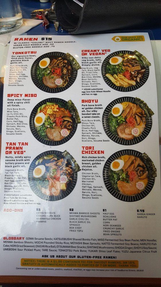 Menu at Ultra House restaurant, Langley