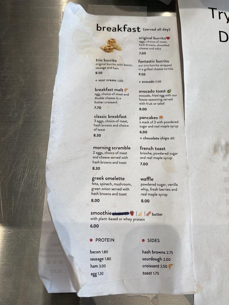 Menu at Eat Fantastic restaurant, El Segundo