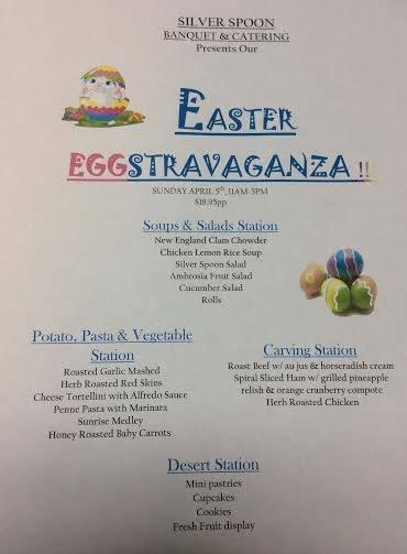 Menu at Silver Spoon restaurant, Allen Park
