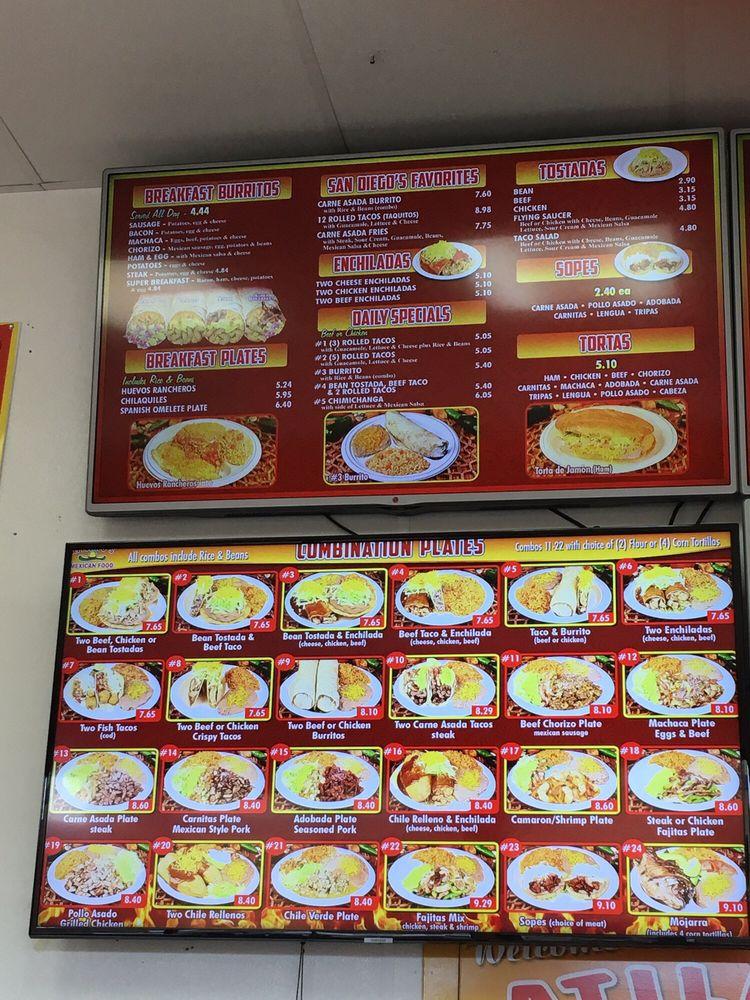 Menu at Atilano's Mexican Food - N Division restaurant, Spokane, N ...