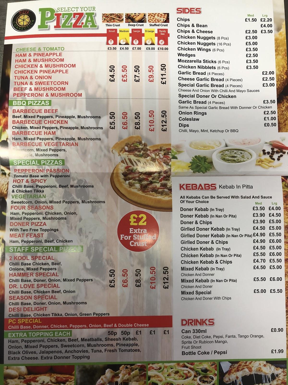 Pizza Connection Menu | atelier-yuwa.ciao.jp