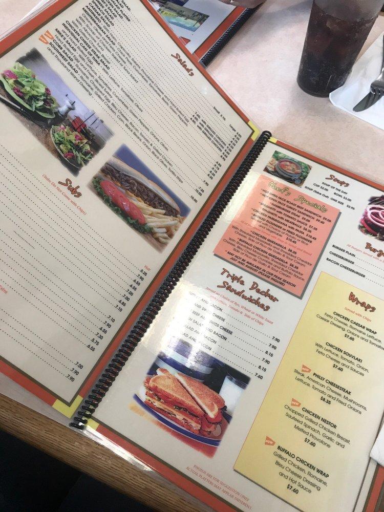 Menu at Perry's Cafe & Deli, Atlantic City