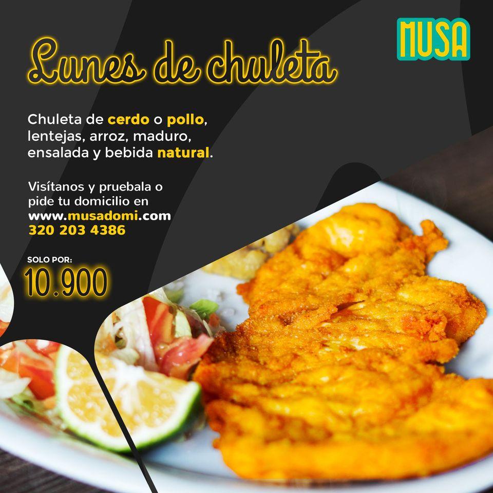 Menu at Musa Restaurante, Palmira