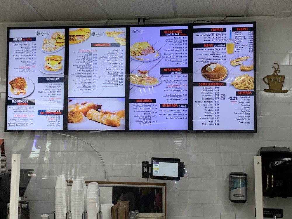 Menu at Tainos Bakery & Deli (Lake Underhill), Orlando, Lake Underhill Rd