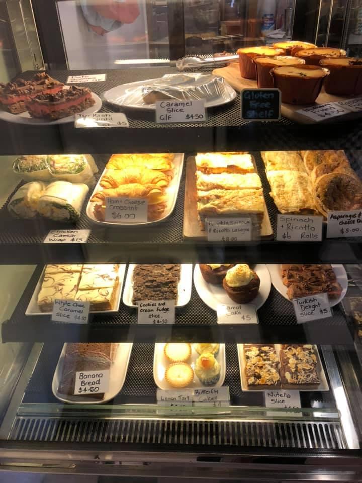 Carta del café The Long Room, Dungog