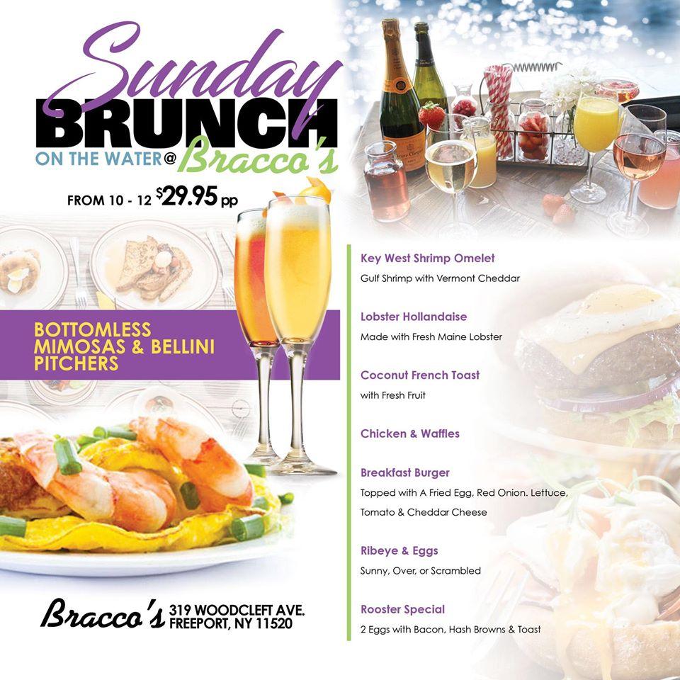 Menu at Bracco's pub & bar, Freeport