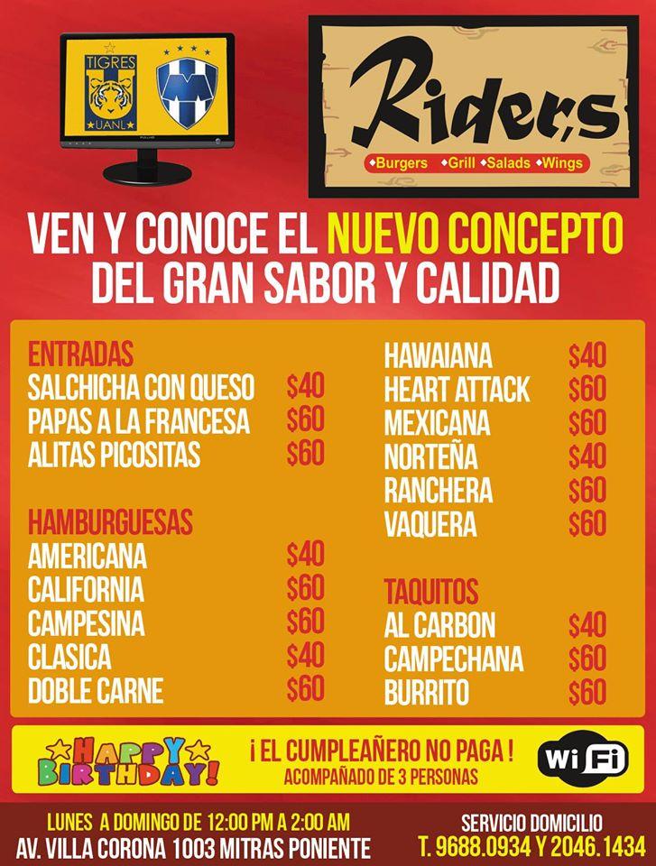 Riders pub & bar, Monterrey