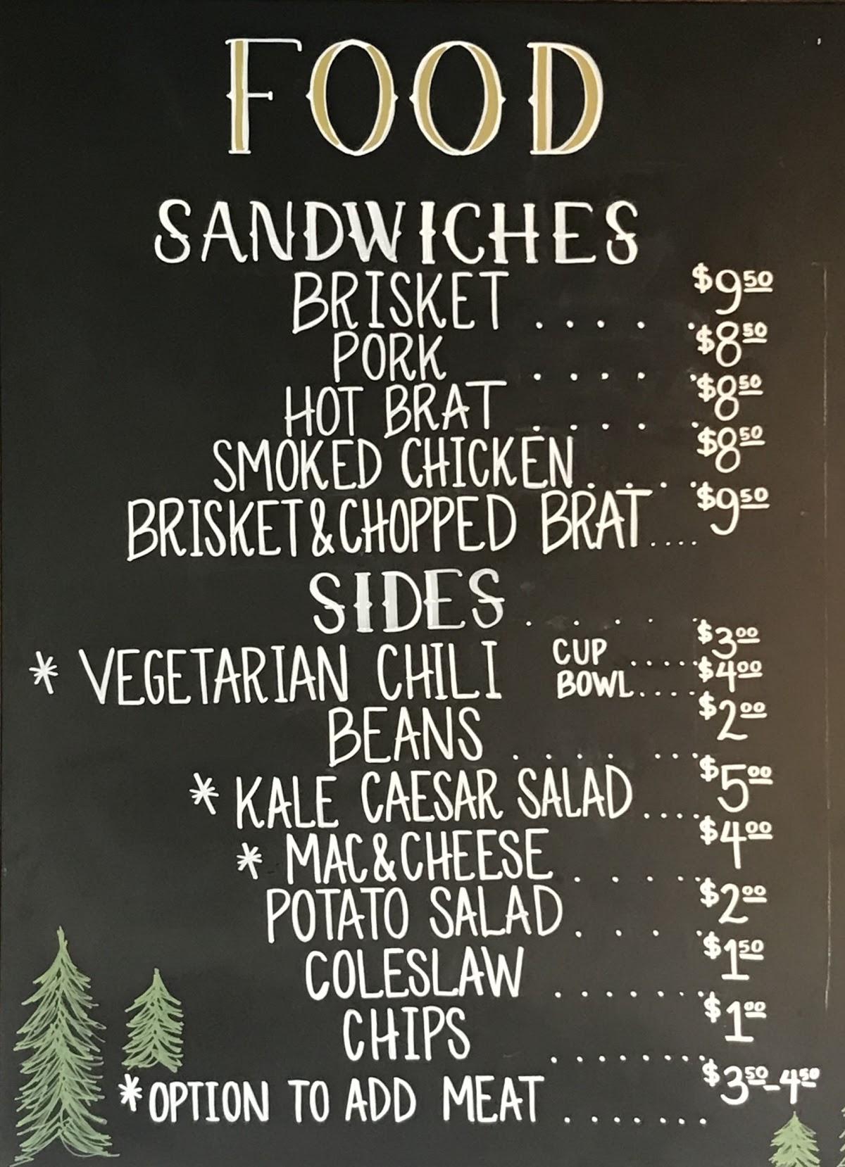 Menu at The Pine Tavern Ballard pub & bar, Seattle