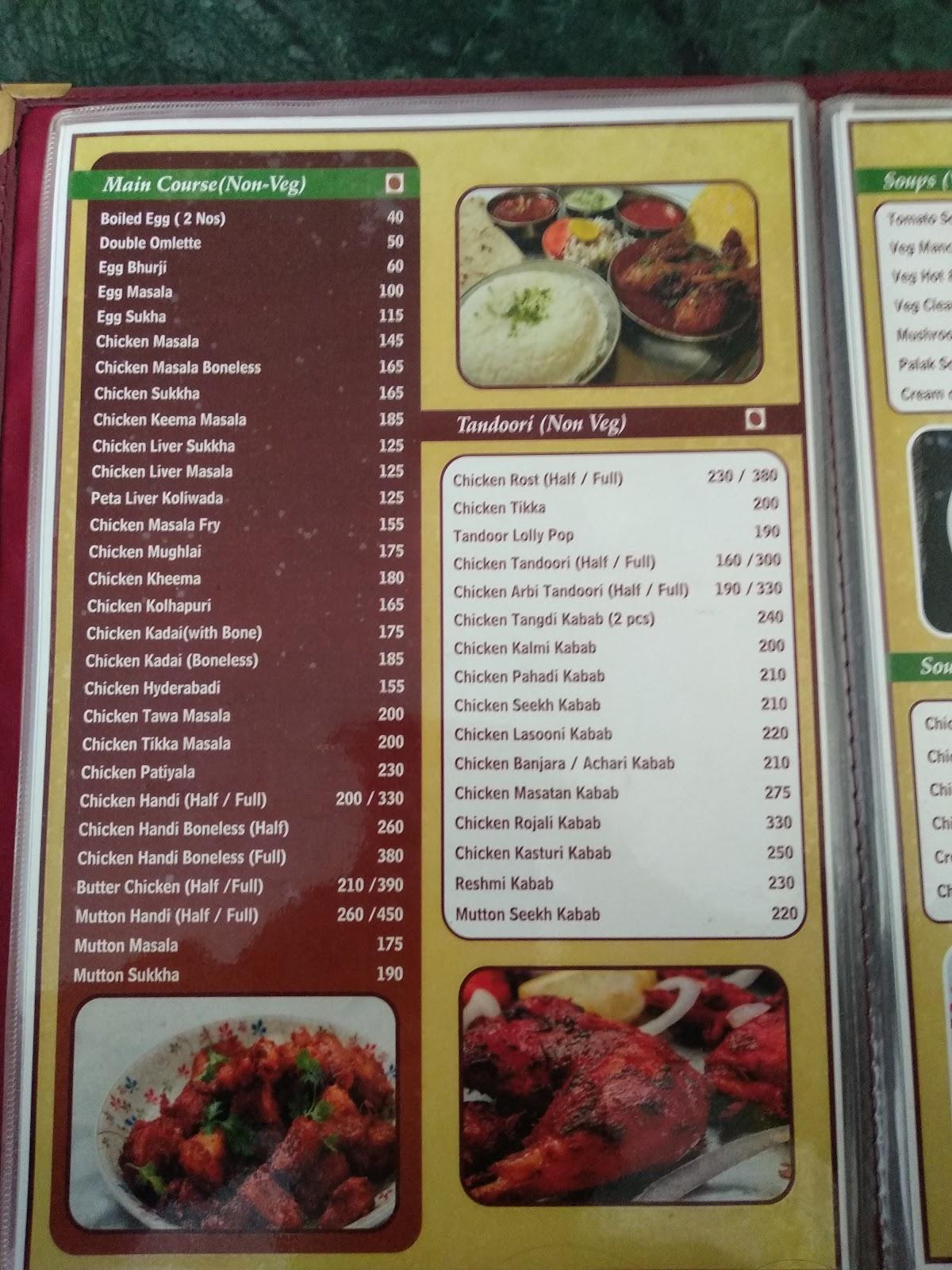 Menu at Tunga Family Restaurant, Thane