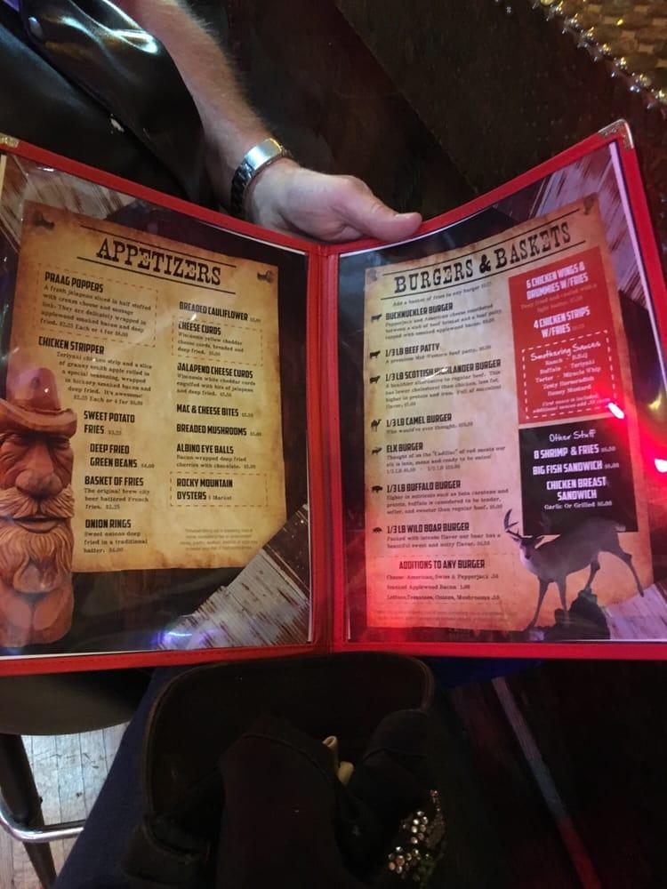 Menu at Bucknuckles Bar & Grill, USA