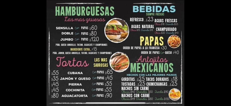Carta del restaurante El Piolín, Ciudad Obregón