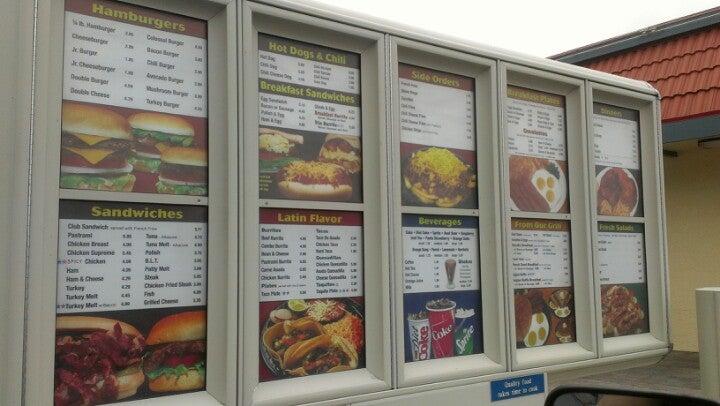 Menu at Louis Burgers II restaurant, Compton, Rosecrans Ave