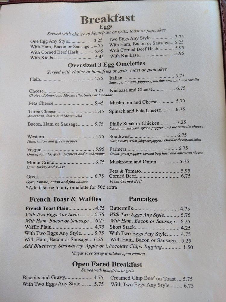 Menu at Victor's Kitchen restaurant, Pinellas Park