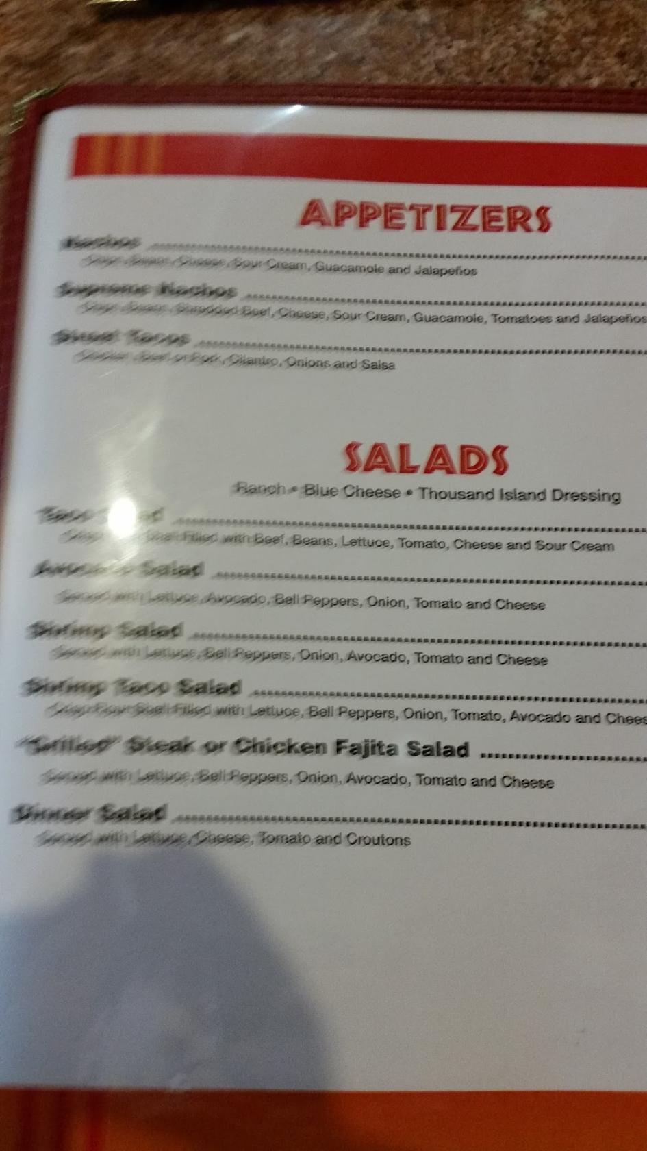 Menu at C&T's Restaurant LLC, Pollock Pines, 6454 Pony Express Trail #37