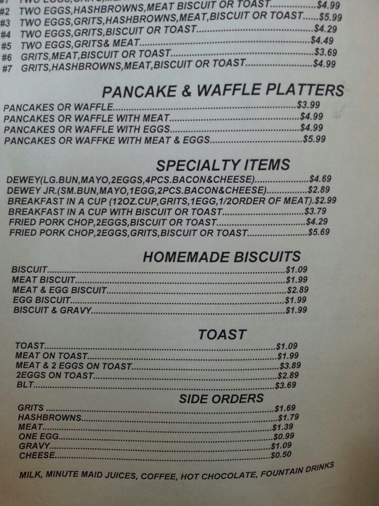 Menu at Sharon's Kitchen fast food, Baton Rouge