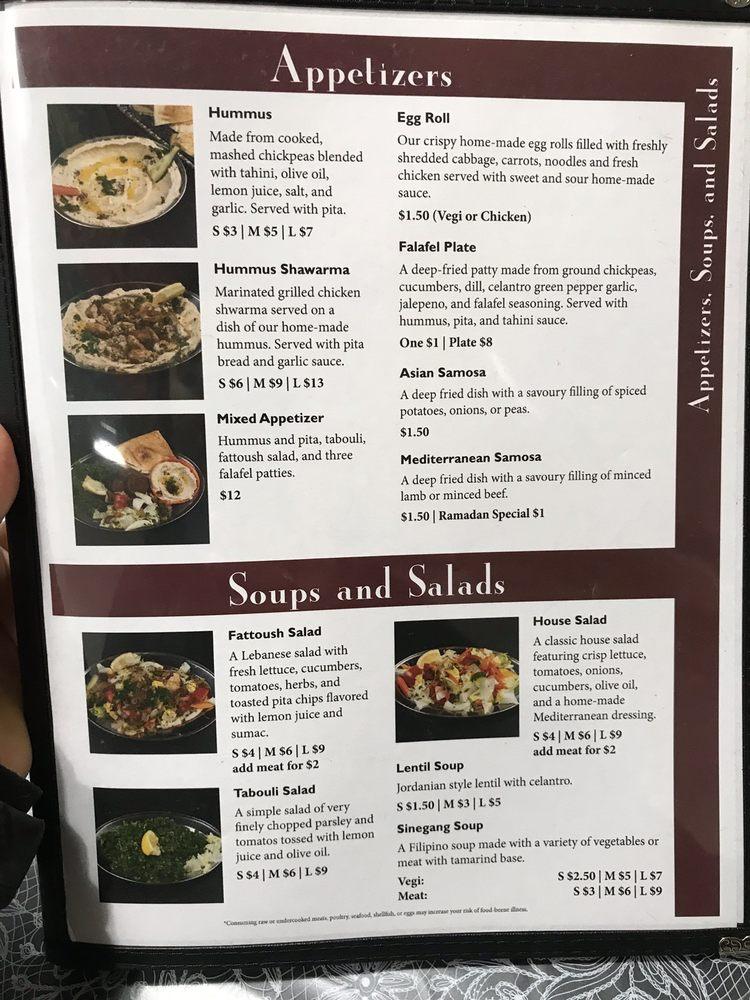 Menu at Circle of Friends Restaurant, Findlay, 125 W Sandusky St
