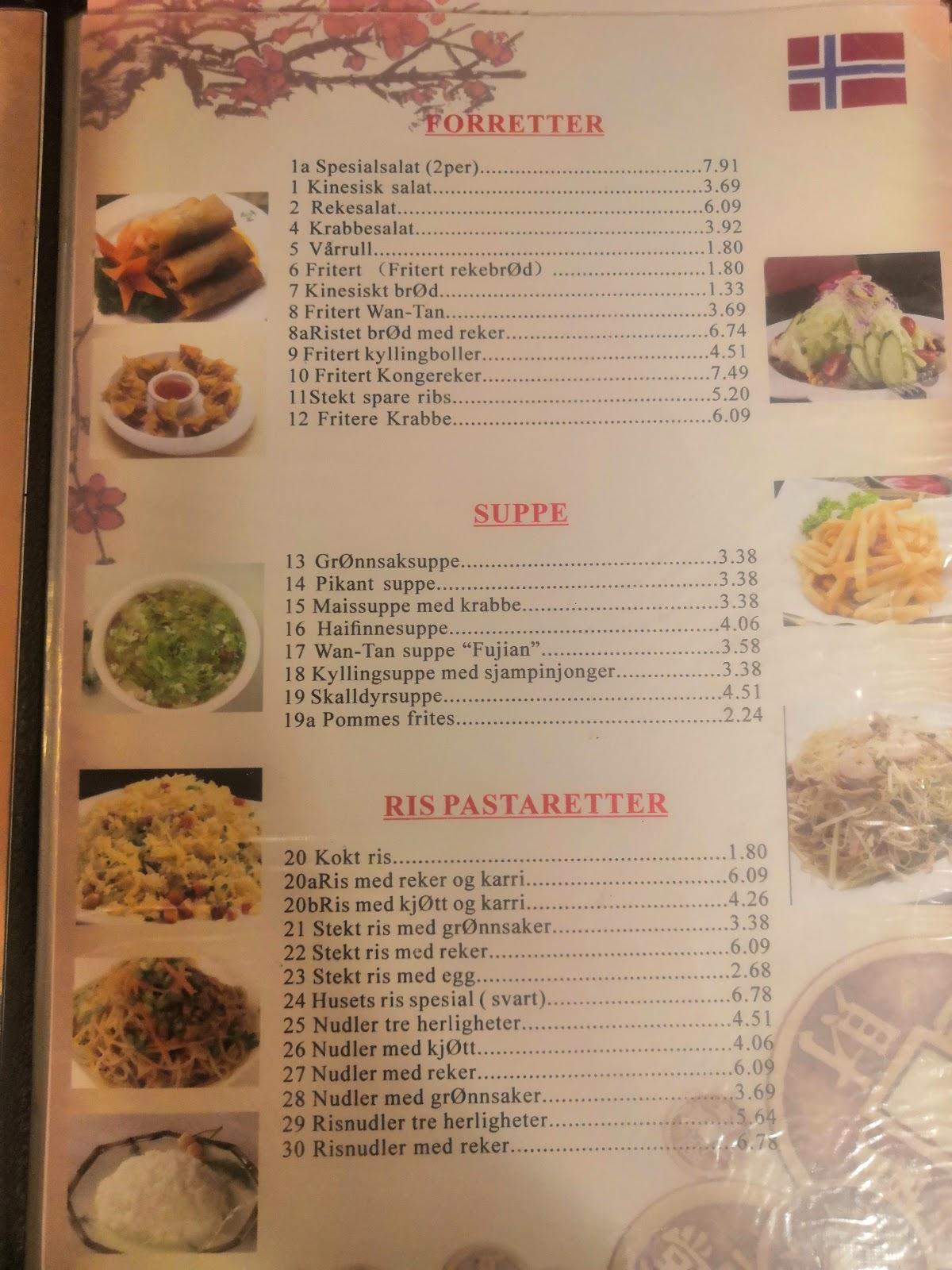 Carta de Chinese Restaurant Slow Boat, Patalavaca