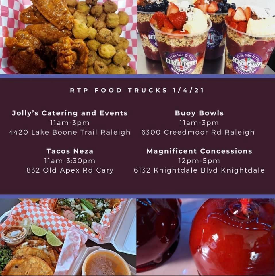 Menu at Jolly's Catering restaurant, Raleigh