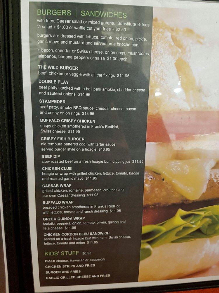 Menu at Boomers Bar & Grill - Delta, Delta