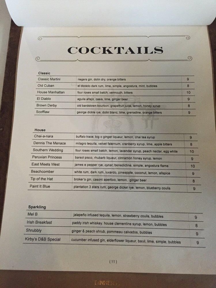 Menu at Small Batch Whiskey & Fare pub & bar, St. Louis