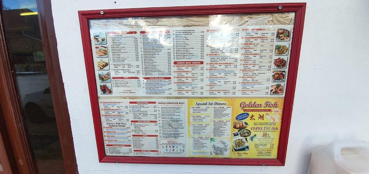Golden Fish in Great Yarmouth - Restaurant menu and reviews