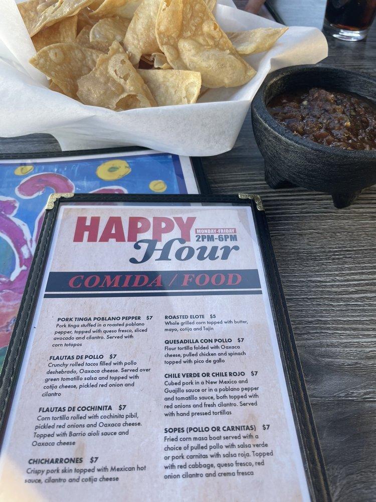 Menu at Barrio Queen, Avondale
