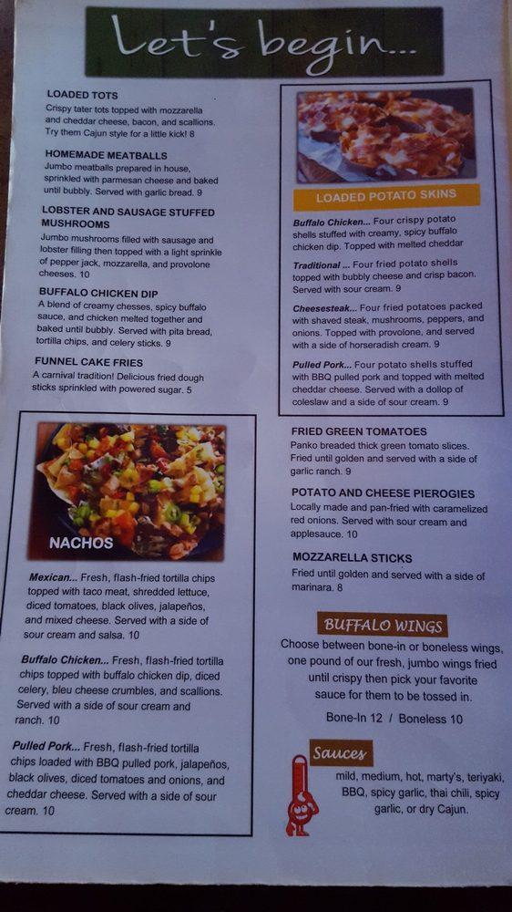 Menu at The Fairview Tavern pub & bar, Cleveland, Lorain Rd