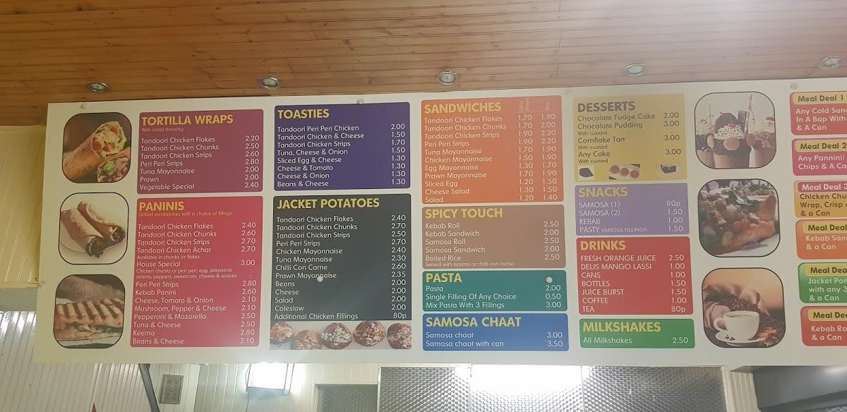 Menu at Deli 29, Bradford, 25-27 Parkside Rd