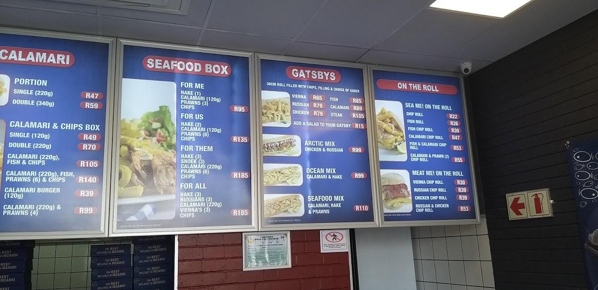 Menu at Calamari Fisheries Richmond Corner restaurant, Cape Town ...