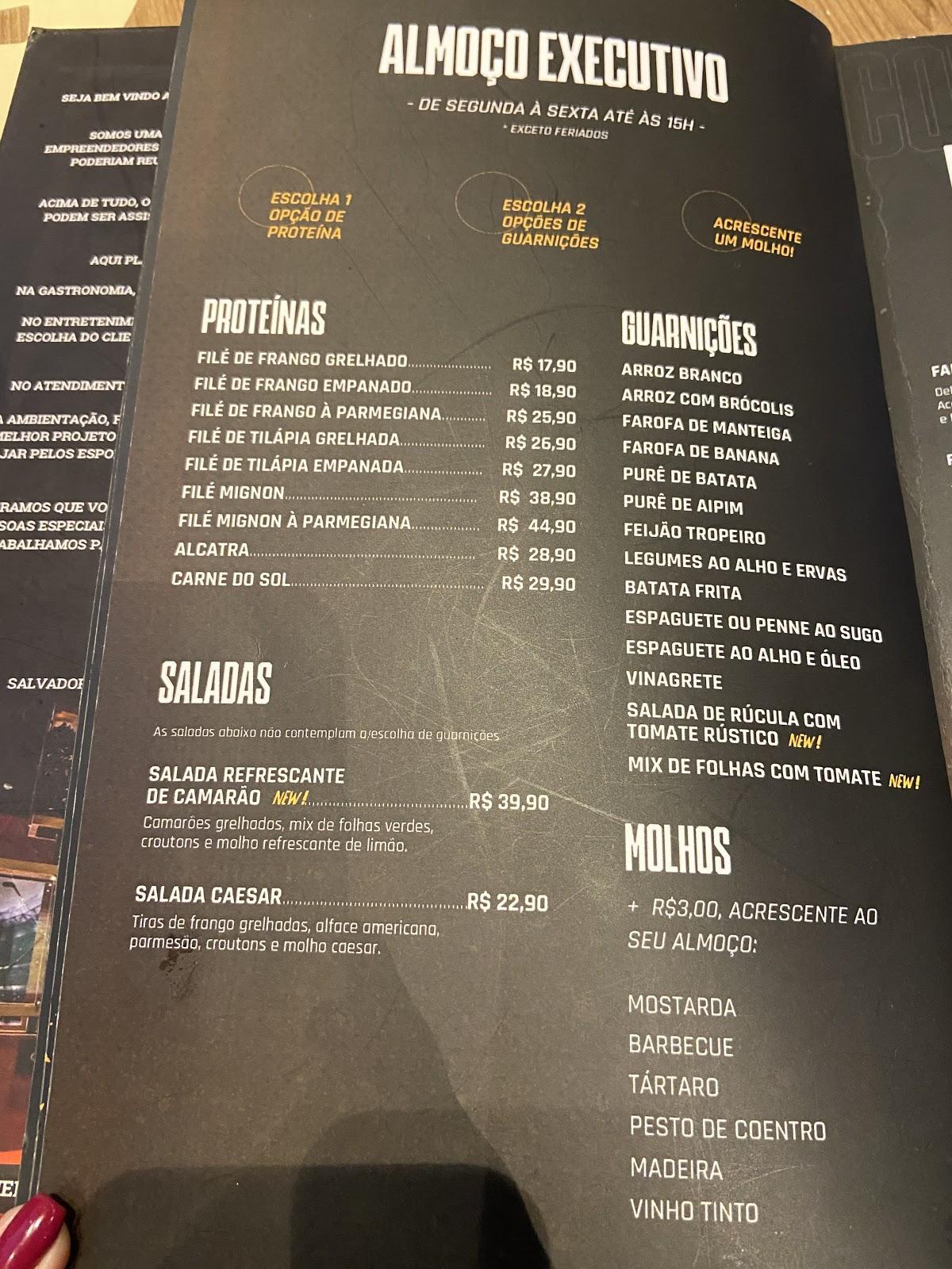 Menu at Restaurante Five Sport Bar, Vitoria
