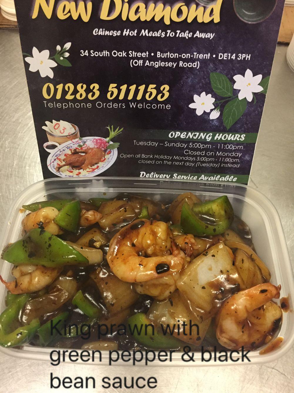 Menu at New Diamond Chinese Takeaway fast food, Burton upon Trent