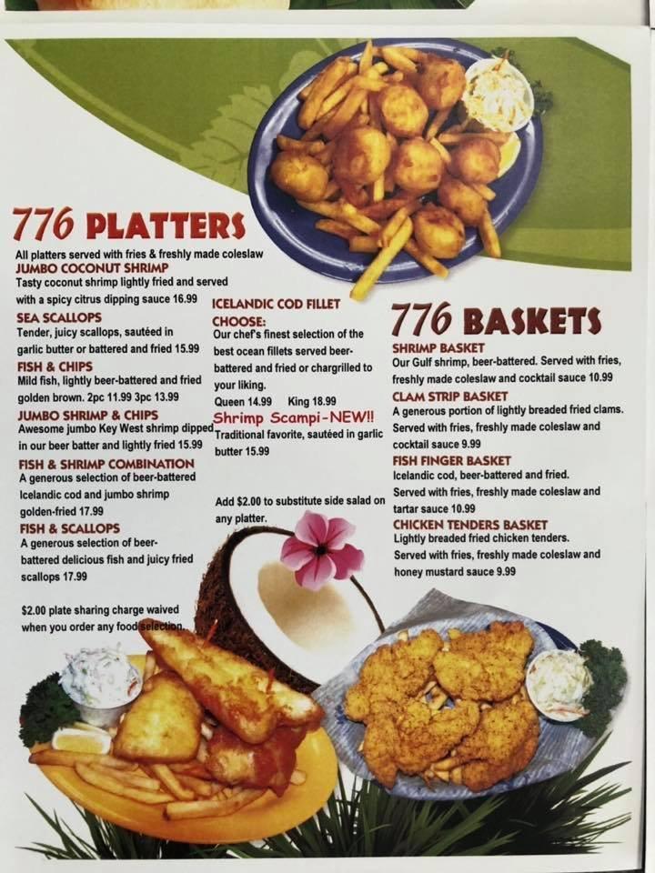 Menu at Cafe 776, Englewood