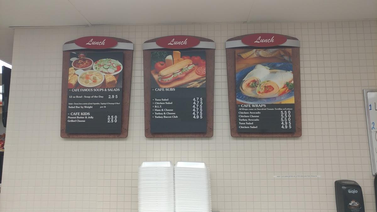 Menu at Citi Corner Cafe, Dallas