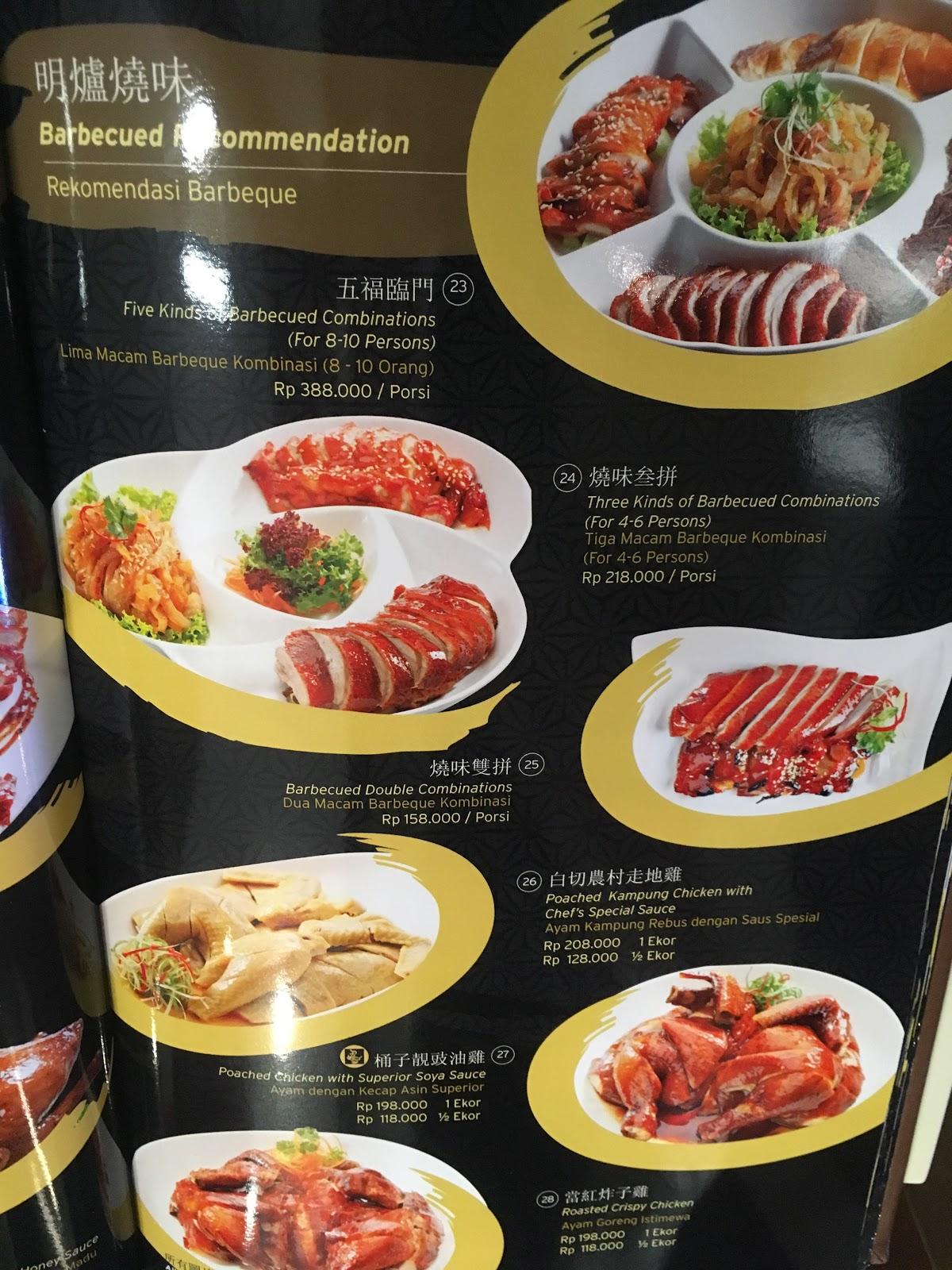 Menu at The Grand Duck King Grand Indonesia restaurant, Central Jakarta ...