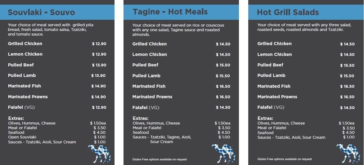 Menu at Lazeez Mediterranean Grill Rolleston restaurant, Rolleston ...