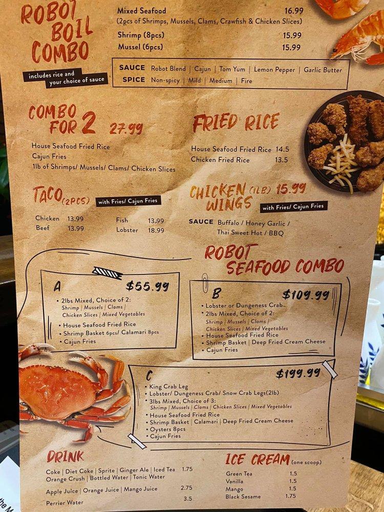 Menu At Robot Boil House Pub Bar Toronto