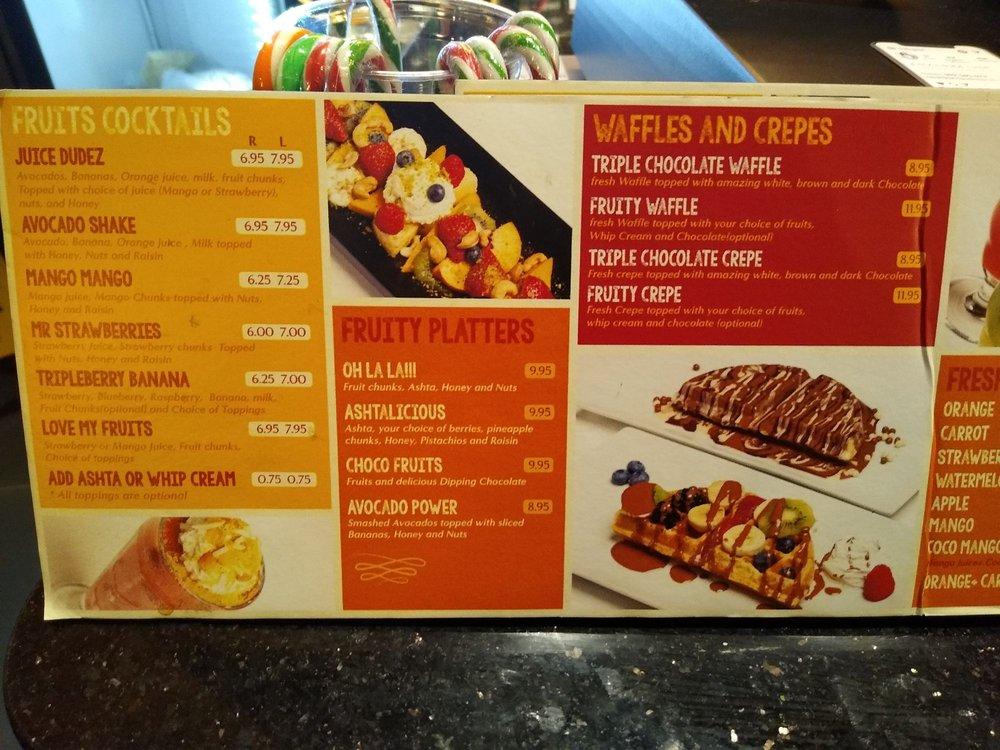 Menu at Juice Dudez pub & bar, Ottawa